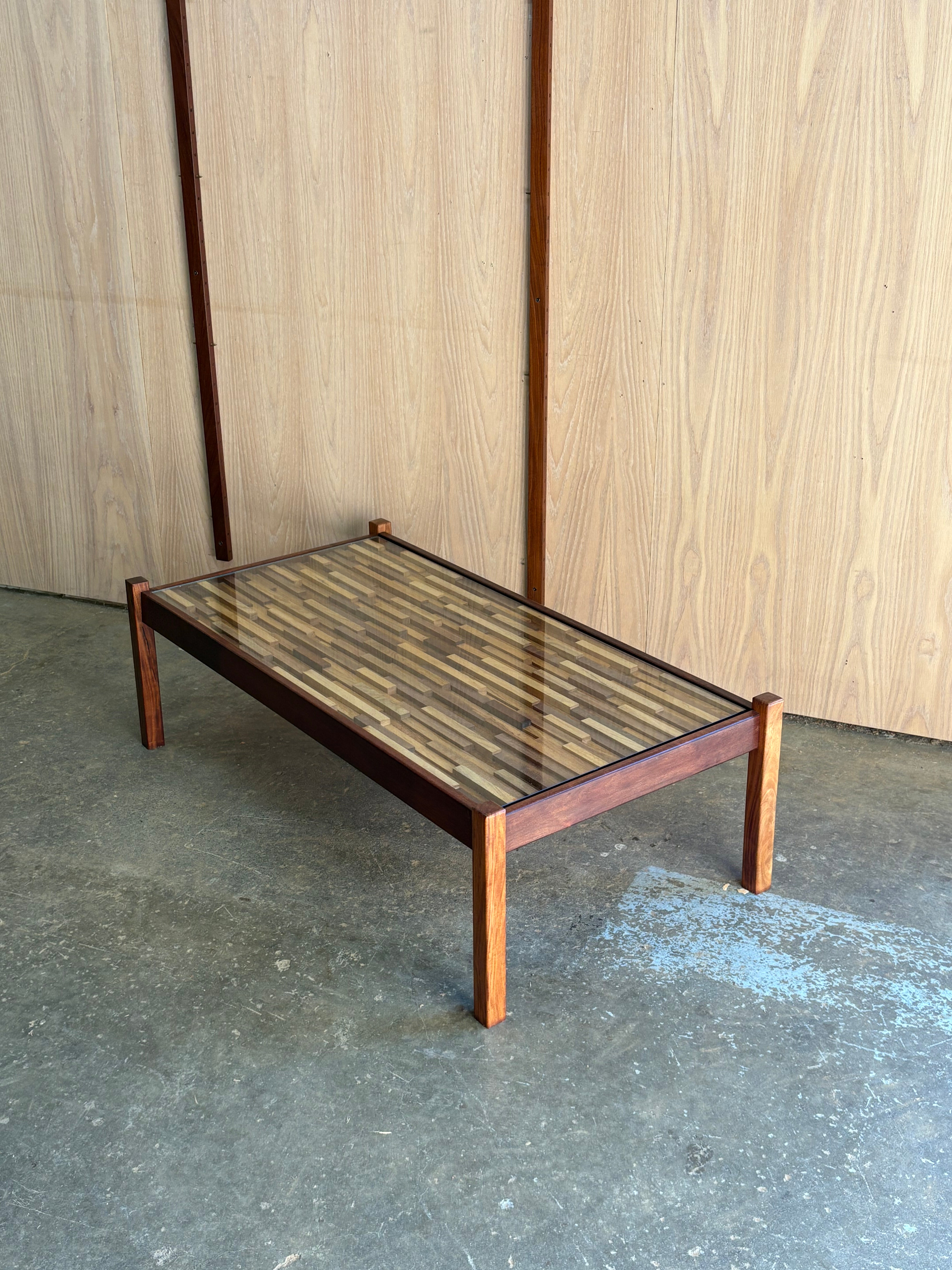 1970s Brazilian Hardwood Coffee Table by Percival Lafer – Pray for Modern